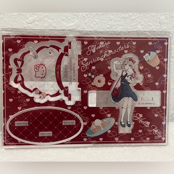 Sanrio | Other | Sanrio Akakura Hello Kitty Acrylic Stand | Poshmark